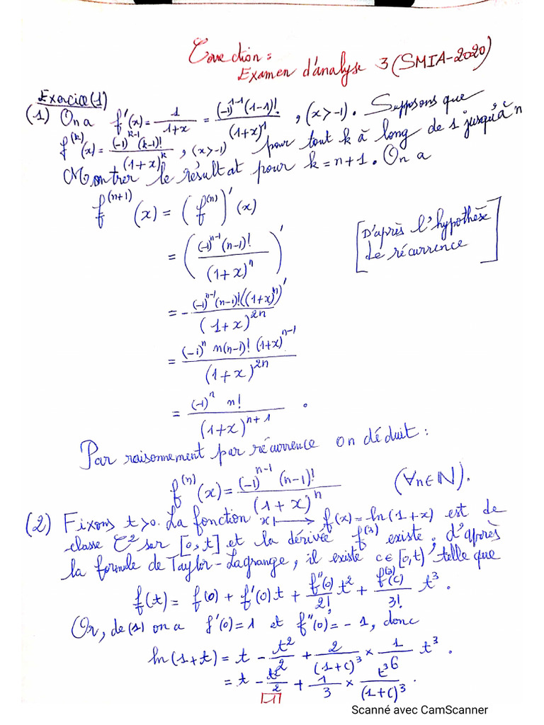 CoRrg EXam Normal 2019 - 2020 | PDF