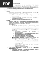 Isa 450 | PDF | Financial Audit | Audit