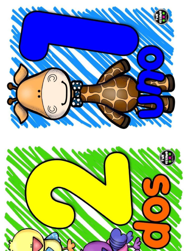 Los Numeros 1 Al 10 | PDF