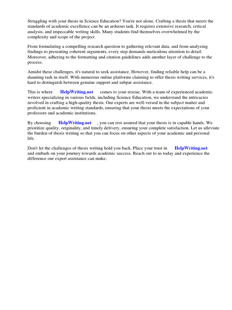 Sample Thesis Title in Science Education | PDF | Thesis | Academic ... Sample Thesis Title in Science Education | PDF | Thesis | Academic ...