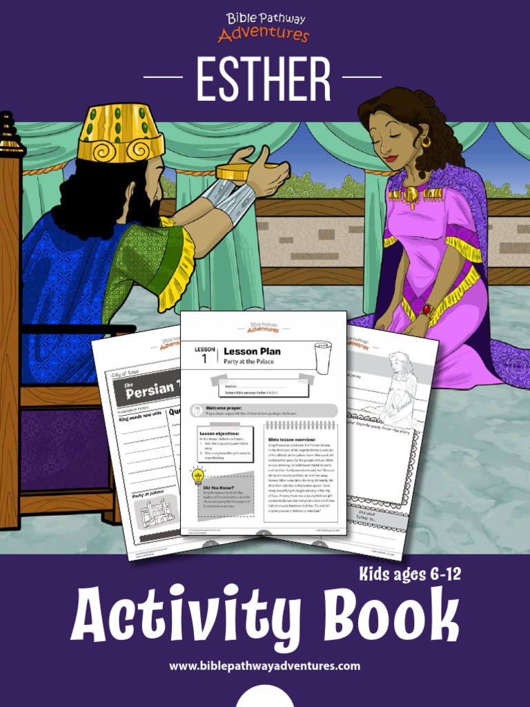 Esther Activity Book | PDF | Esther | Israelites