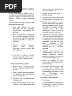 Case Study Analysis Template Example | PDF | Business | Business Economics