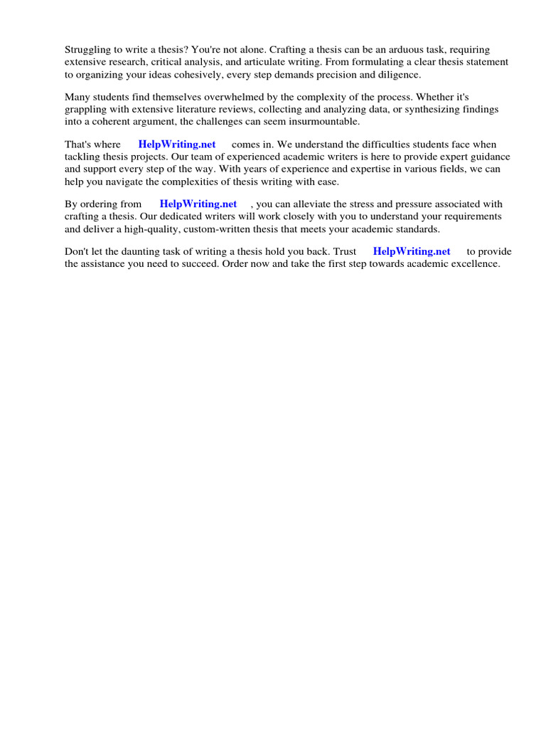 Sample of Thesis Paragraph | PDF | Essays | Thesis