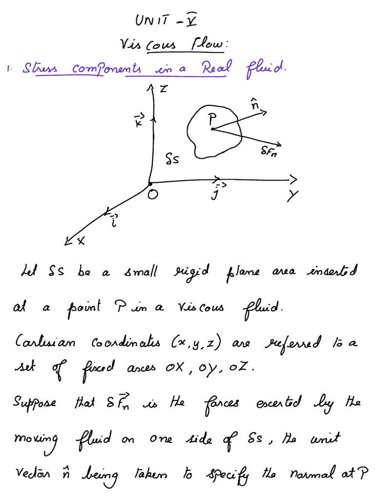 Fluid Dynamics UNIT V | PDF