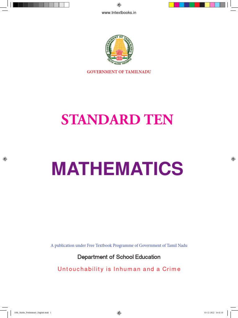 10th Mathematics EM WWW - Tntextbooks.in | PDF | Function (Mathematics ...