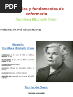 El Metaparadigma de Dorothea Orem | PDF | Enfermería | Conceptos psicologicos