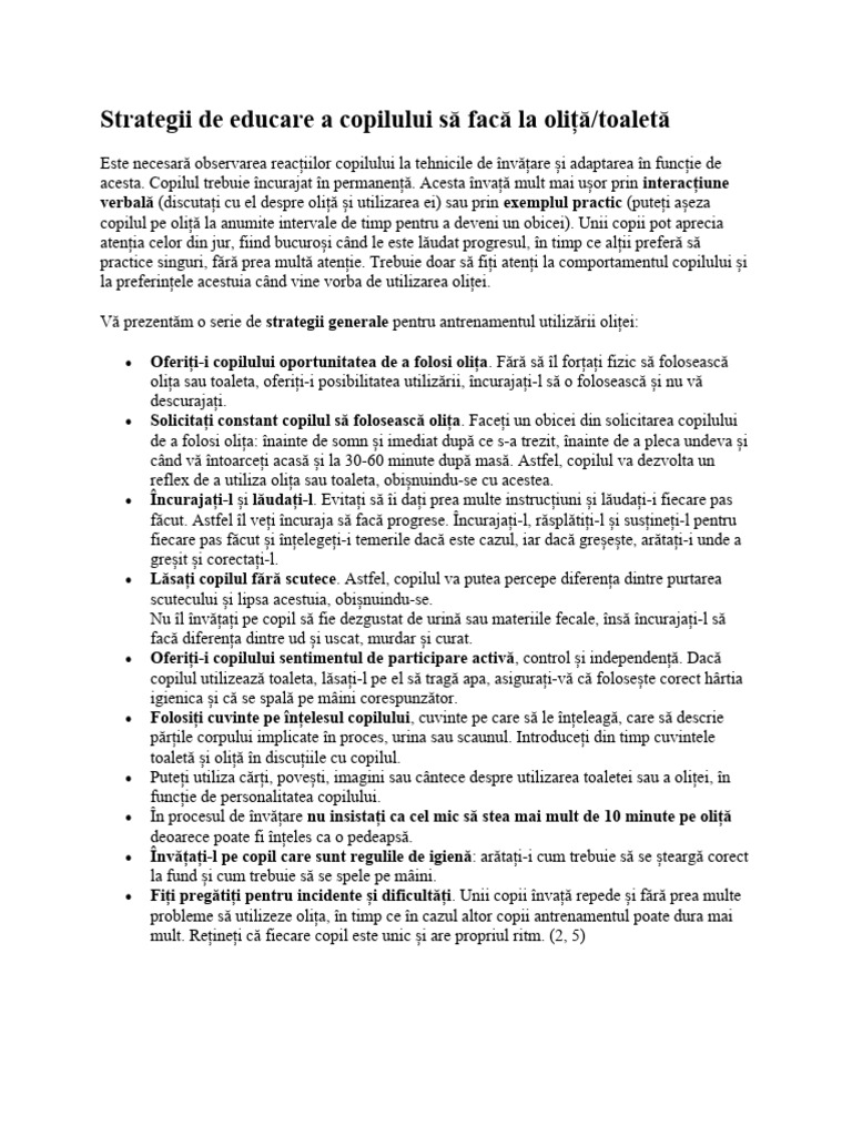 Strategii Olita | PDF