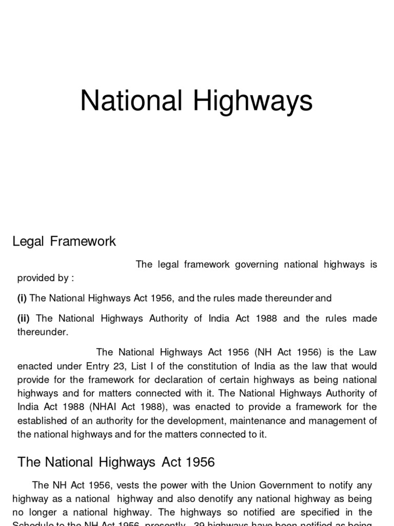 National Highways | Download Free PDF | Arbitration | Government
