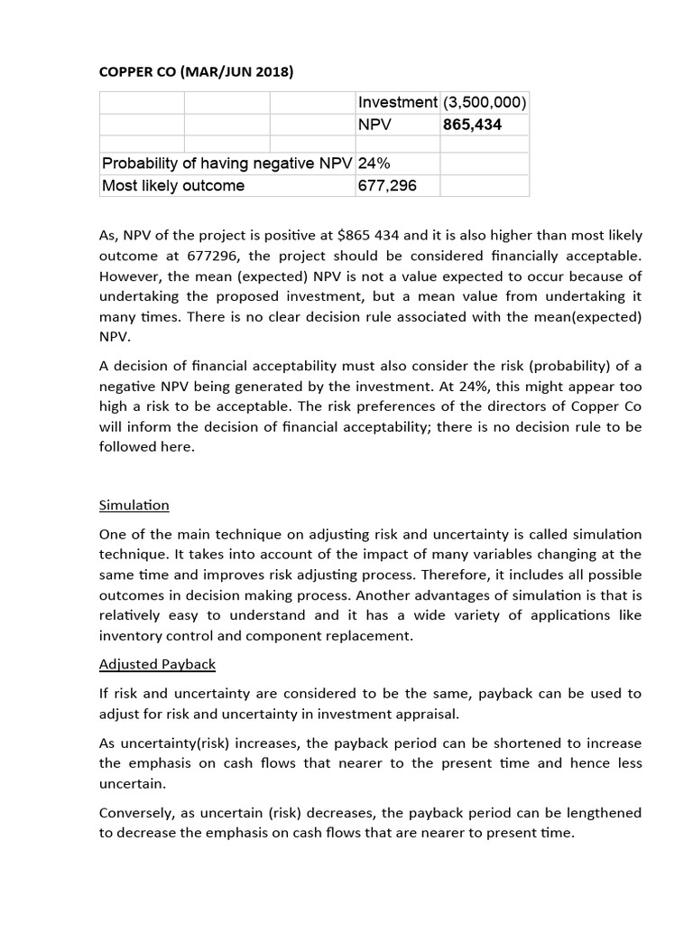 FM Section C (1) | PDF | Net Present Value | Internal Rate Of Return