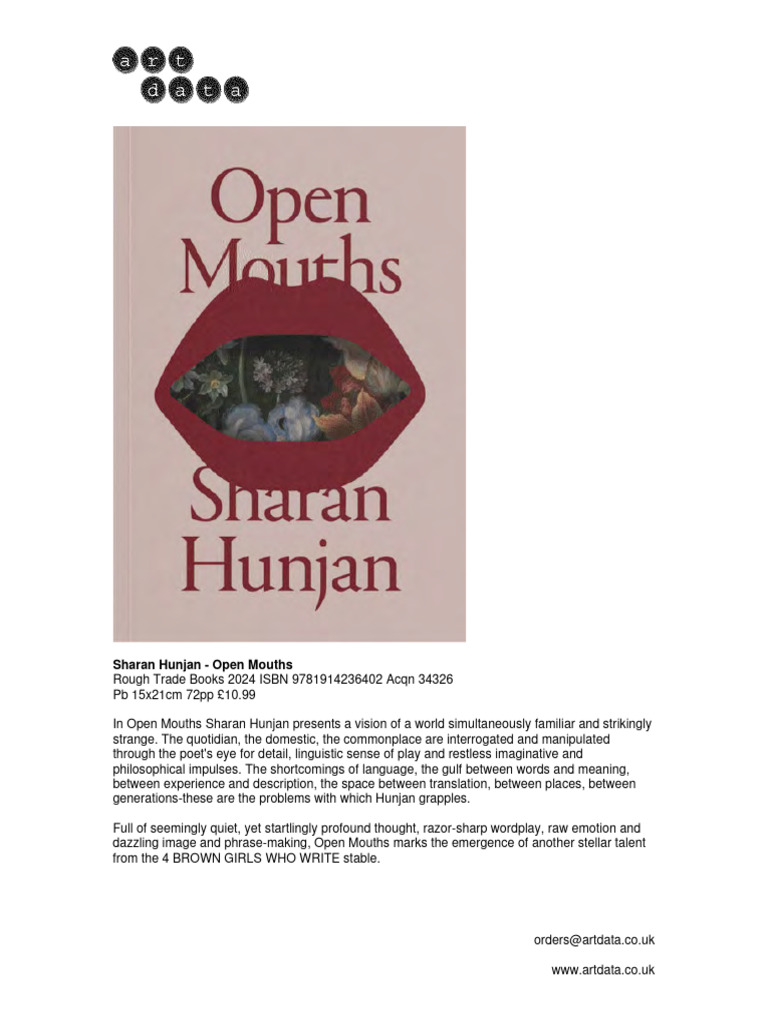 Sharan Hunjan - Open Mouths | PDF