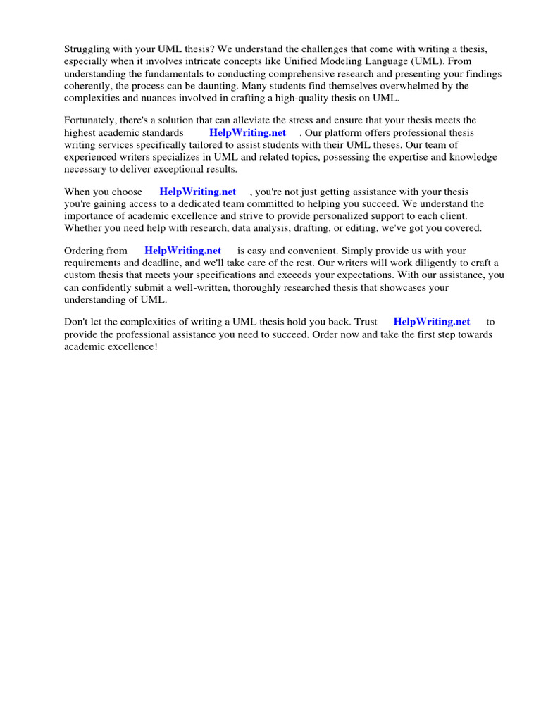 Uml Thesis | PDF | Class (Computer Programming) | Method (Computer ... Uml Thesis | PDF | Class (Computer Programming) | Method (Computer ...