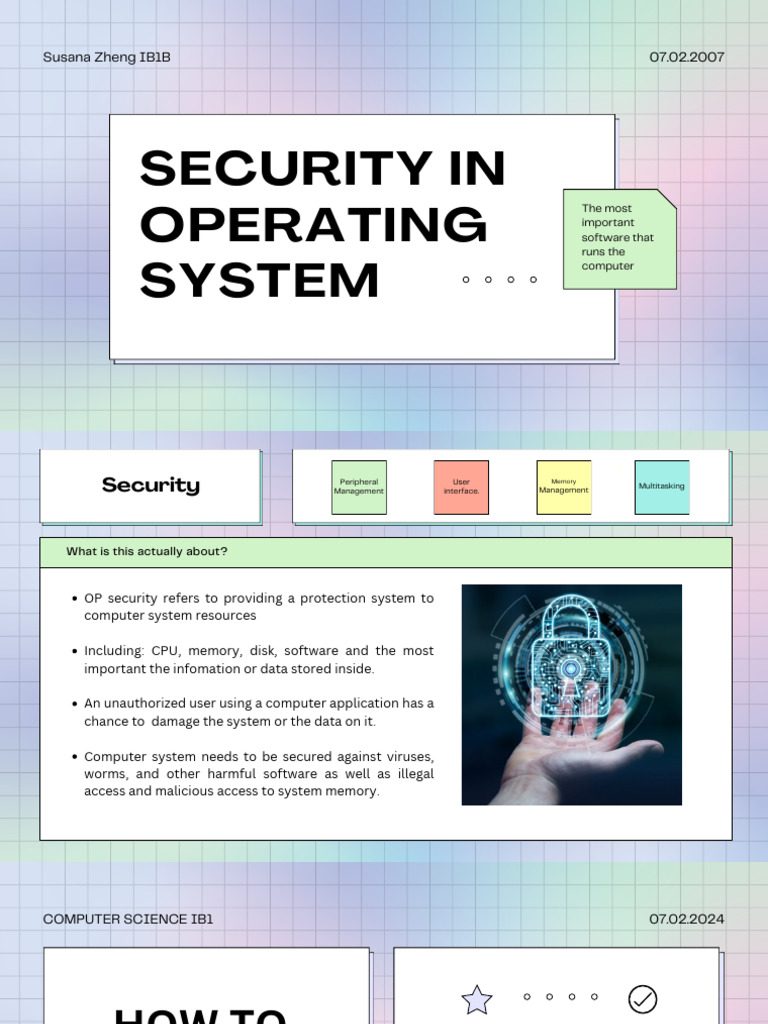 Op Security - Susana | PDF