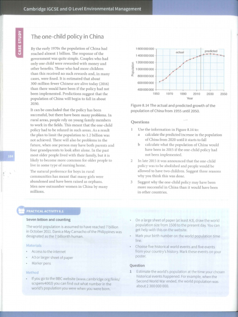 The One-Child Policy in China | PDF