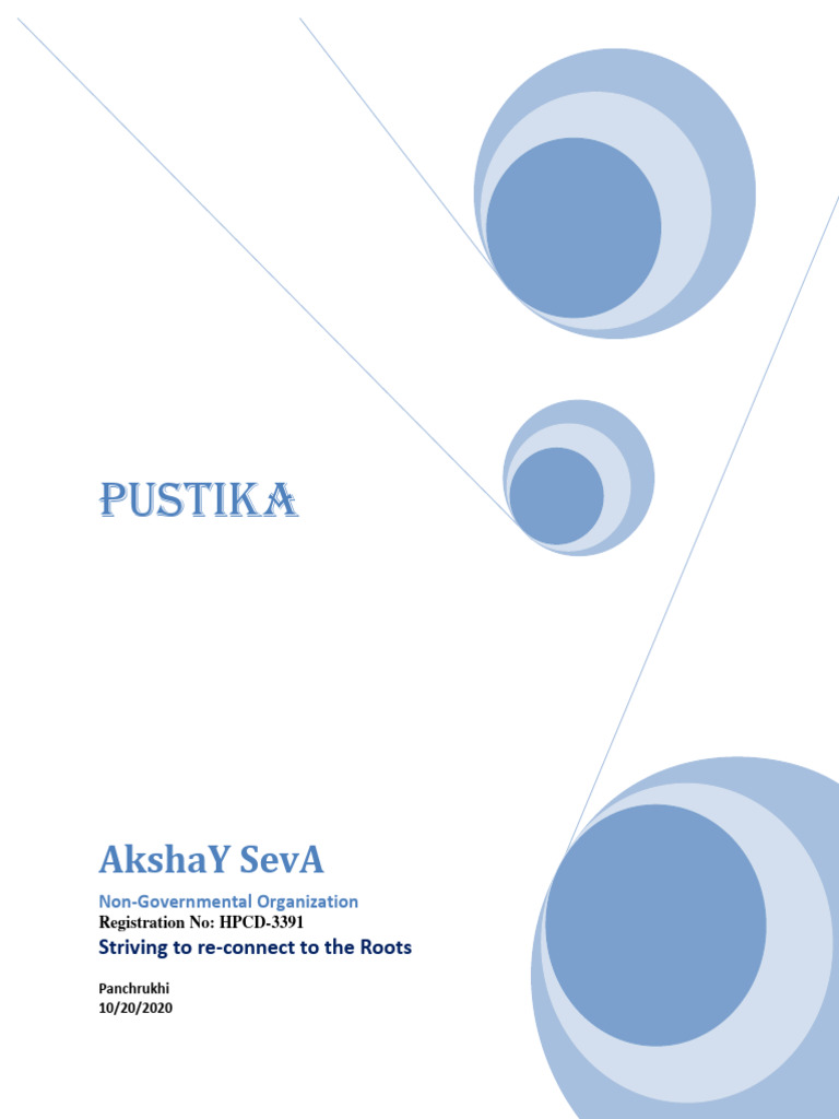 Akshay Seva Pustika - NGO | PDF