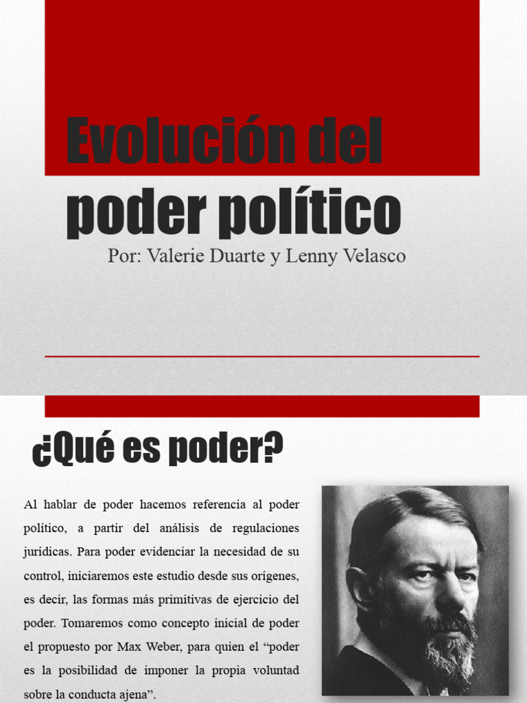 Evolución Del Poder Político | PDF