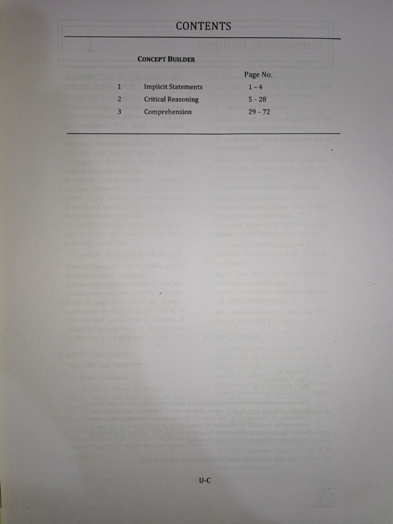 COMPREHENSION Concept Builder | PDF