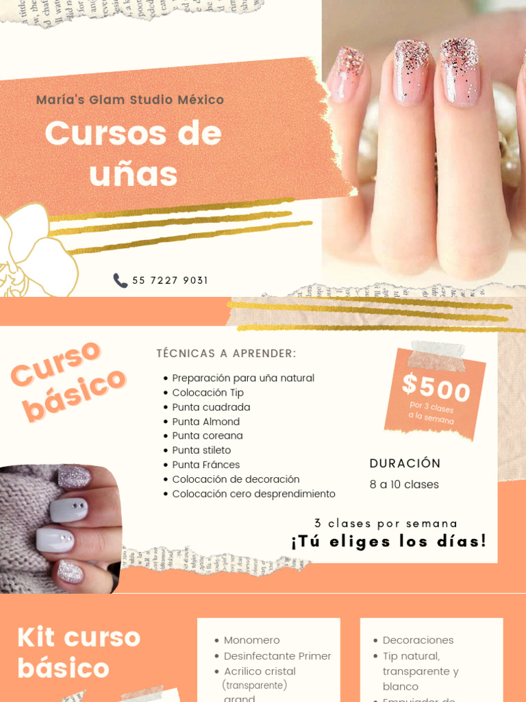 Cursos de Uñas en María's Glam Studio | PDF