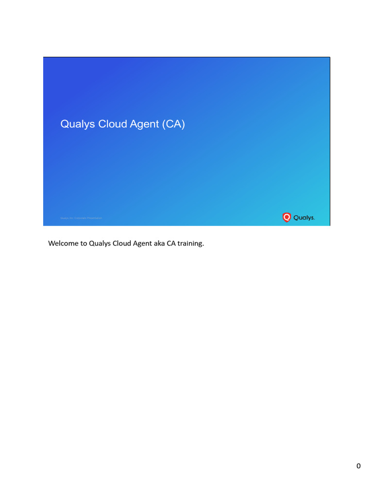 Configuring Qualys Cloud Agents for Deployment | PDF | Proxy Server | Installation (Computer ...