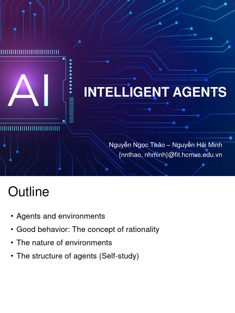 2024 Lecture02 IntelligentAgents | PDF | Rationality | Cognitive Science 2024 Lecture02 IntelligentAgents | PDF | Rationality | Cognitive Science