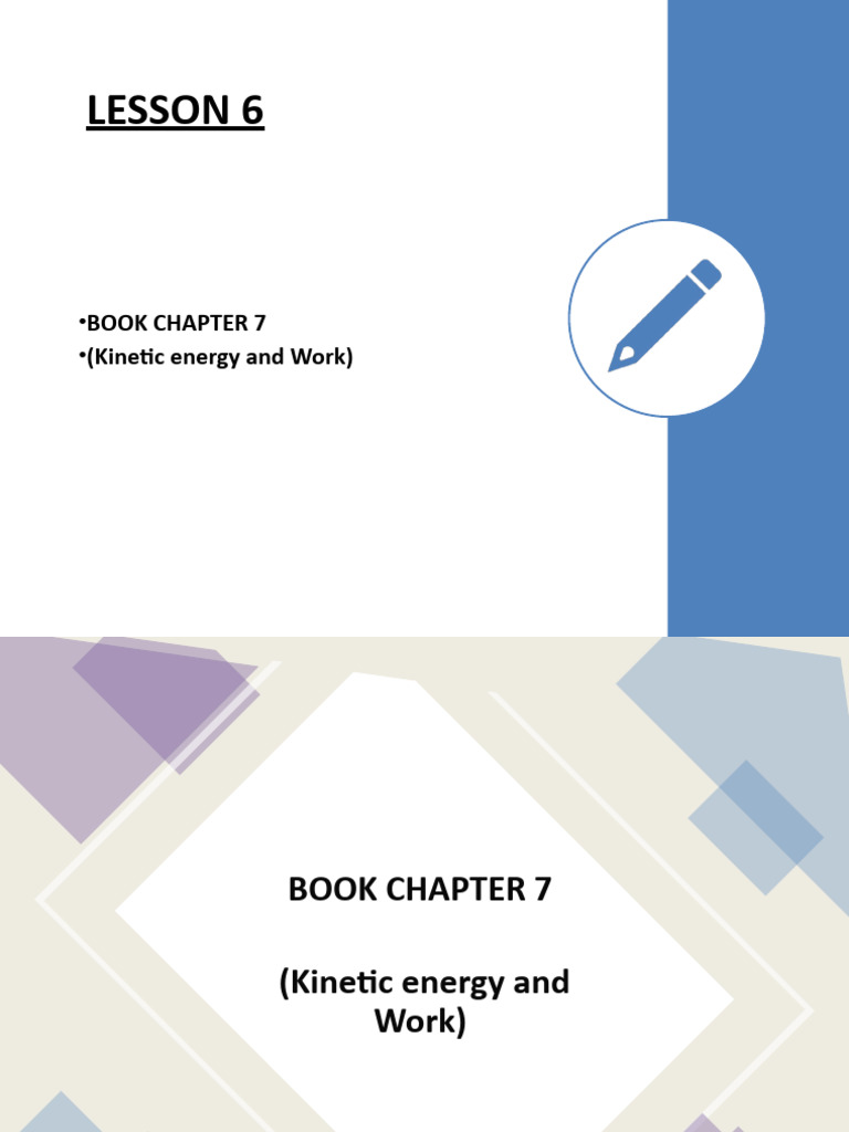 Physics 1 - LESSON 6 (Mid - Spring 24) | PDF | Force | Kinetic Energy