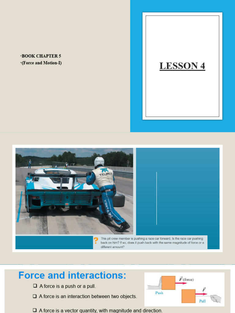 Physics 1 - LESSON 4 (Mid - Spring 24) | PDF | Force | Newton's Laws Of ...