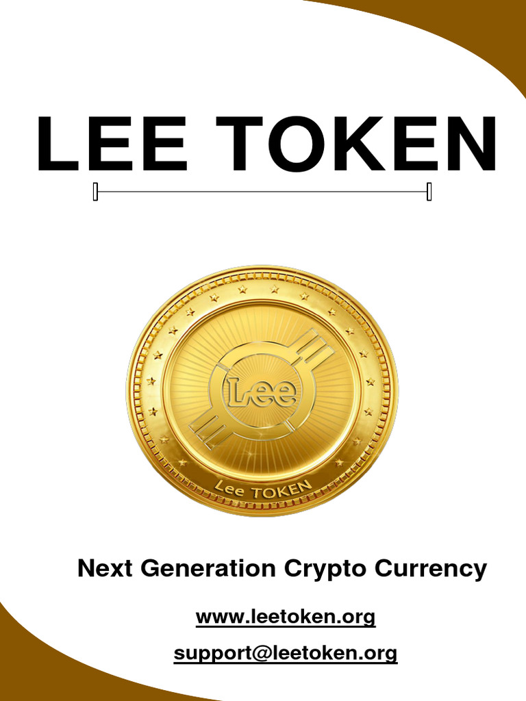 Lee Token: Next Generation Crypto Currency | PDF