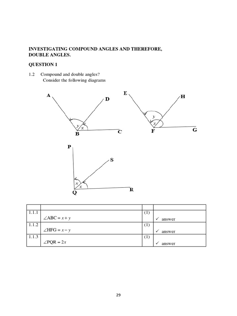 Trig Investigation Memo | PDF | Angle | Rotation