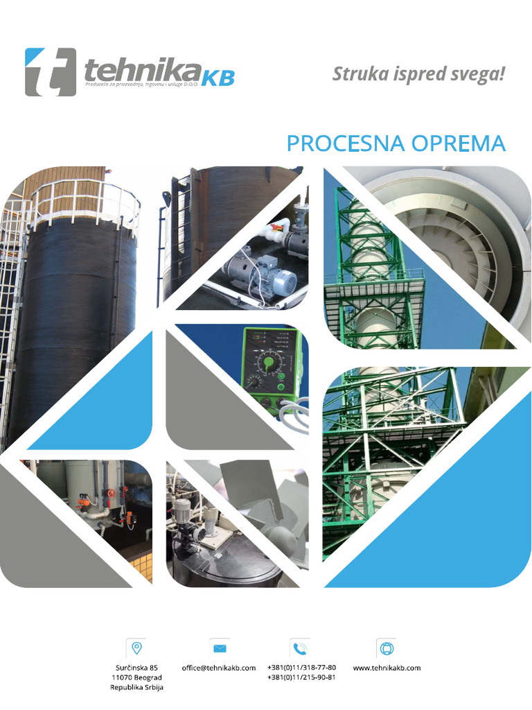 Tehnika KB - PROCESNA OPREMA - Katalog | PDF