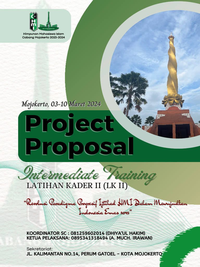 Proposal LK2 Tingkat Nasional HMI Cabang Mojokerto 2024 | PDF Proposal LK2 Tingkat Nasional HMI Cabang Mojokerto 2024 | PDF