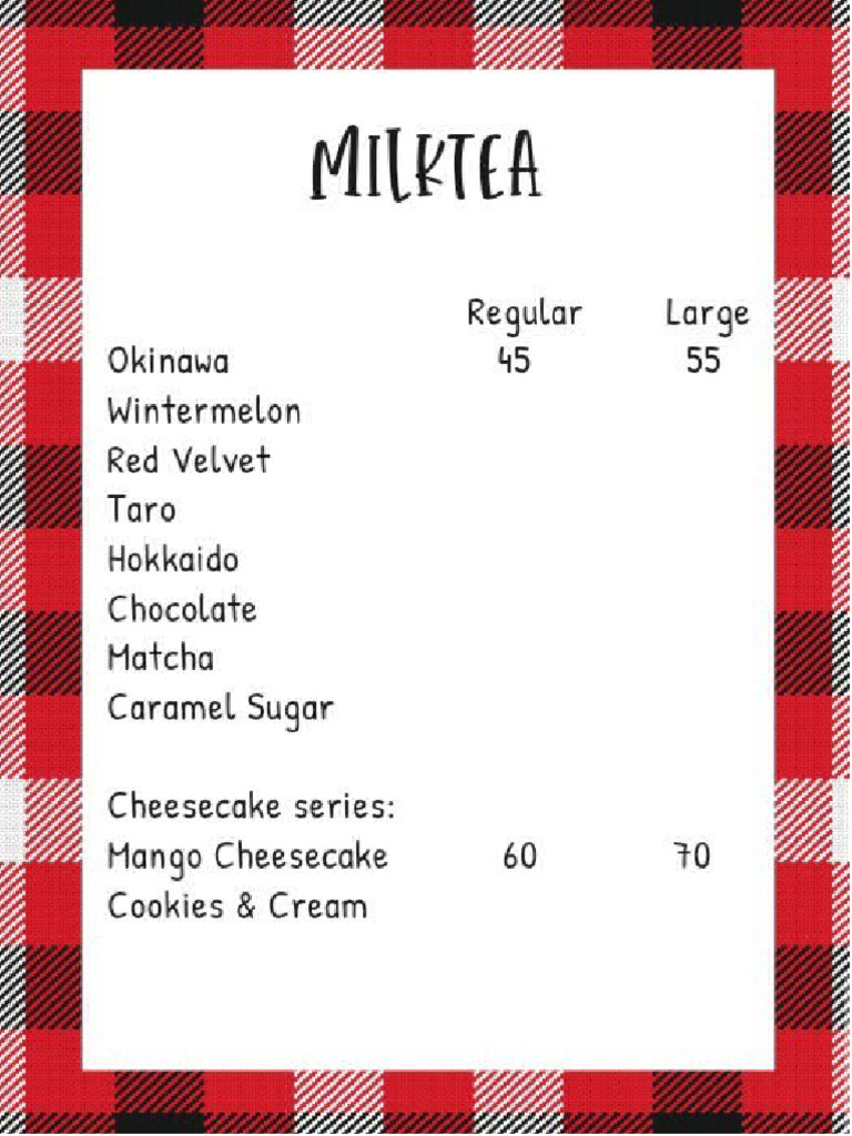 Milktea | PDF