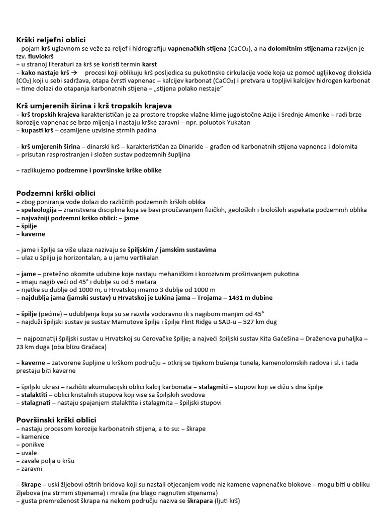 Geografija Skripta | PDF