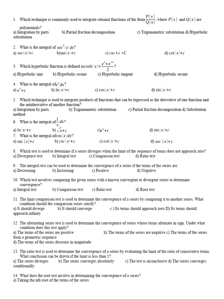 Paper 1 | PDF | Trigonometric Functions | Limit (Mathematics)