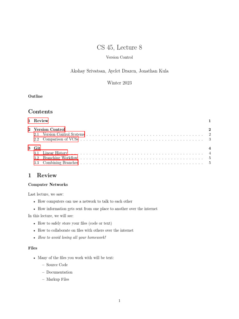 Version Control Systems Overview | PDF | Version Control | Computer File