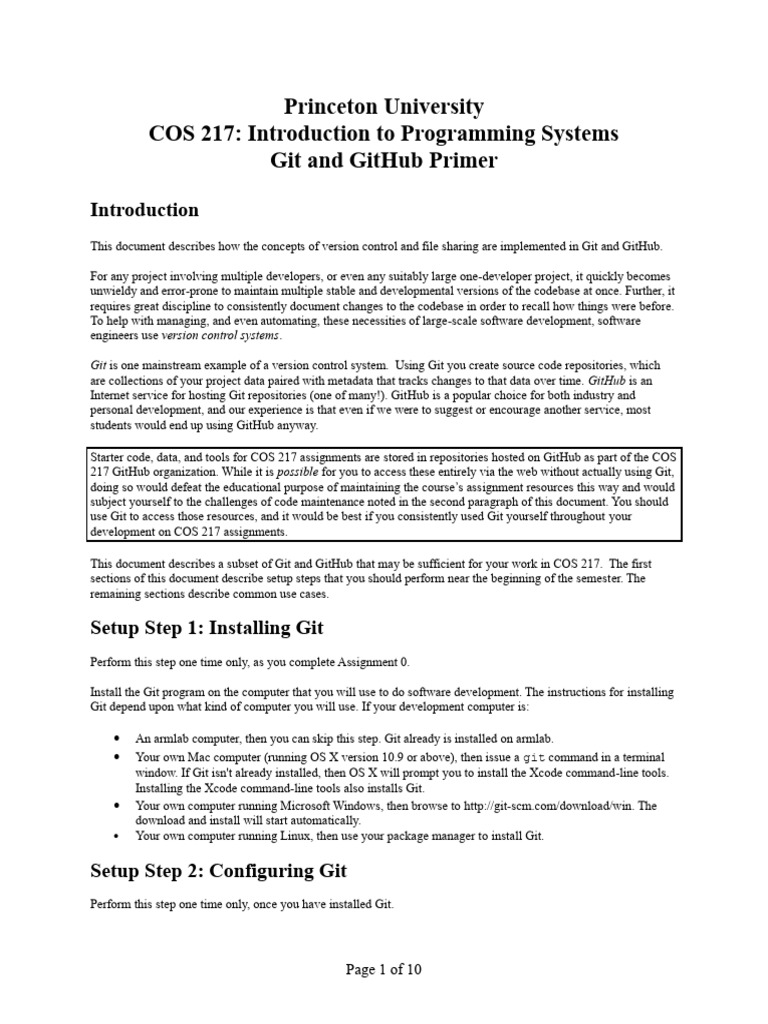 Git Git Hub Primer | PDF | Version Control | Command Line Interface