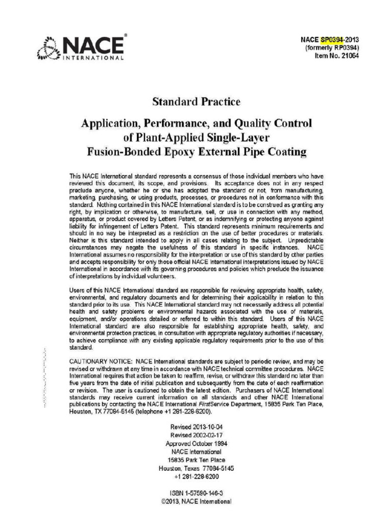 Toaz - Info Nace SP 0394 2013 PR | PDF