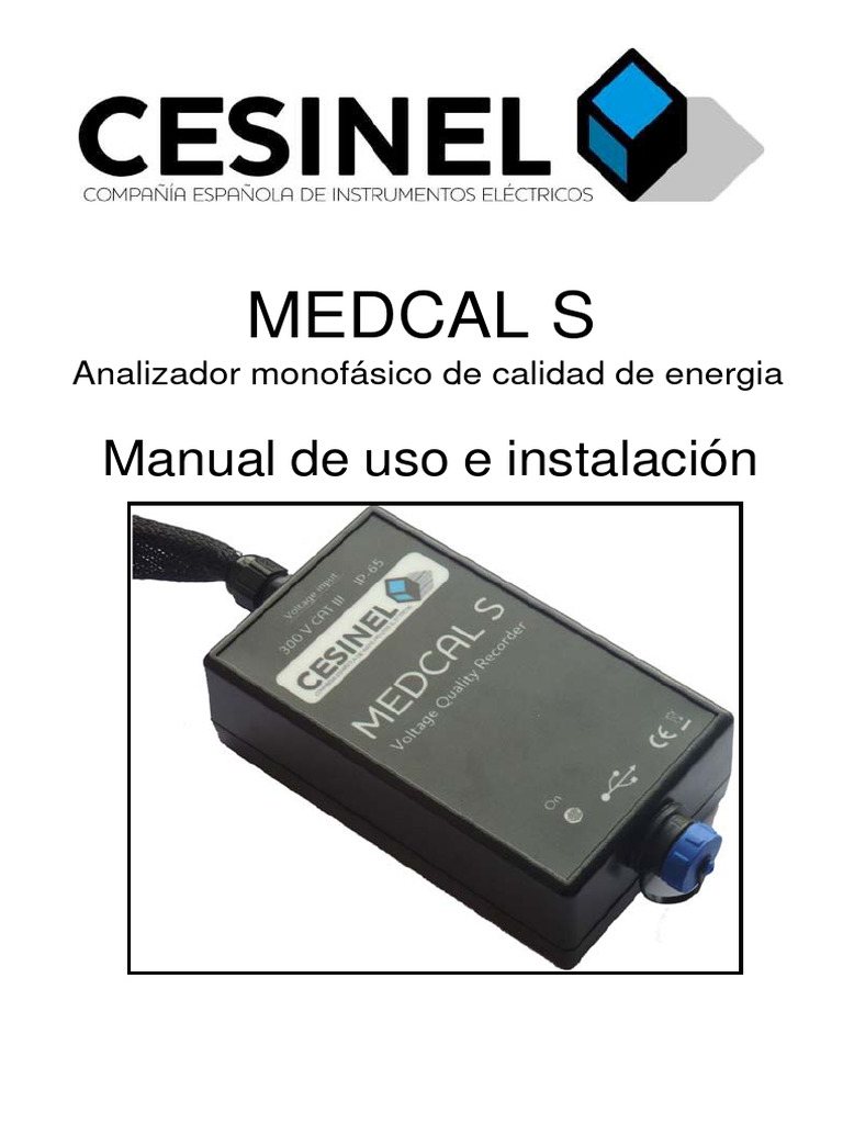 Manual MEDCAL S V10-09-2016 - Es | PDF