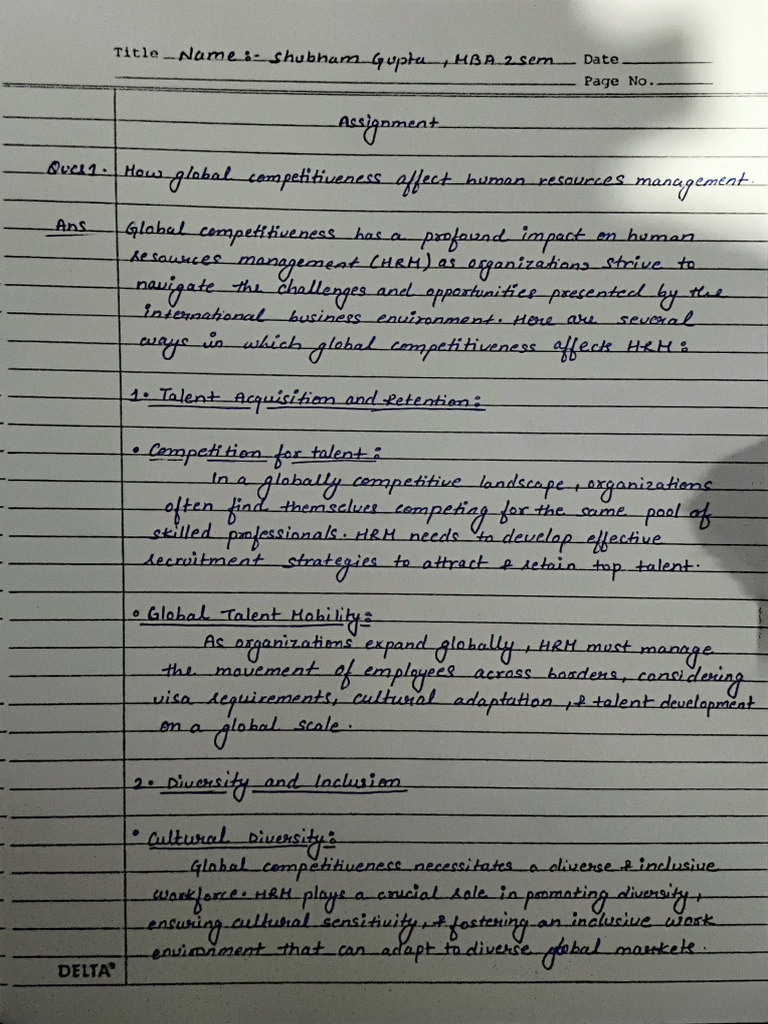 HRM Assignment 1 | PDF | Human Resource Management | Employee Relations