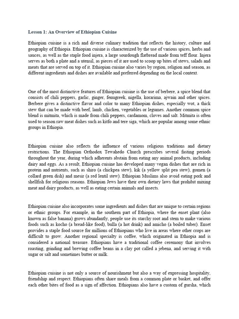 U2assignment Content And Task Analysis Part Ii Pdf Foods Cuisine