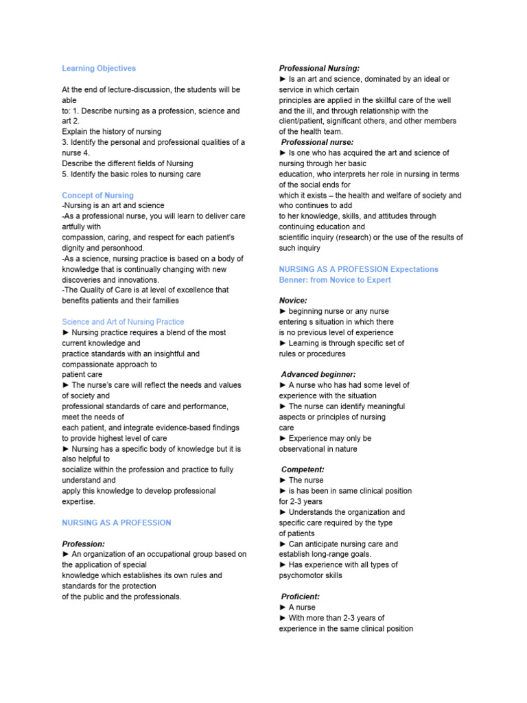 2 Funda 4 | PDF | Nursing | Health Care