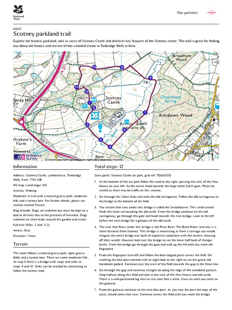 Scotney Parkland Trail Walking | PDF