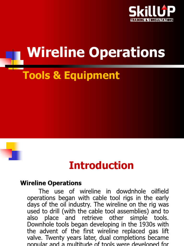 Wireline Operations, Drilling, Geophysics | PDF | Mechanical ...