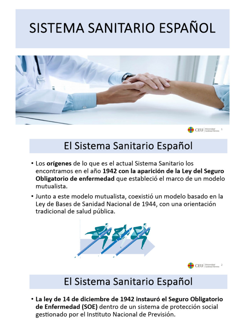 CM3. Sistema Sanitario Español | PDF | Ciencias Políticas | Economias