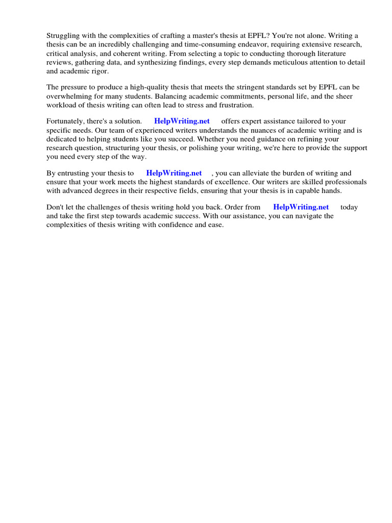 Master Thesis Epfl | PDF | Computers