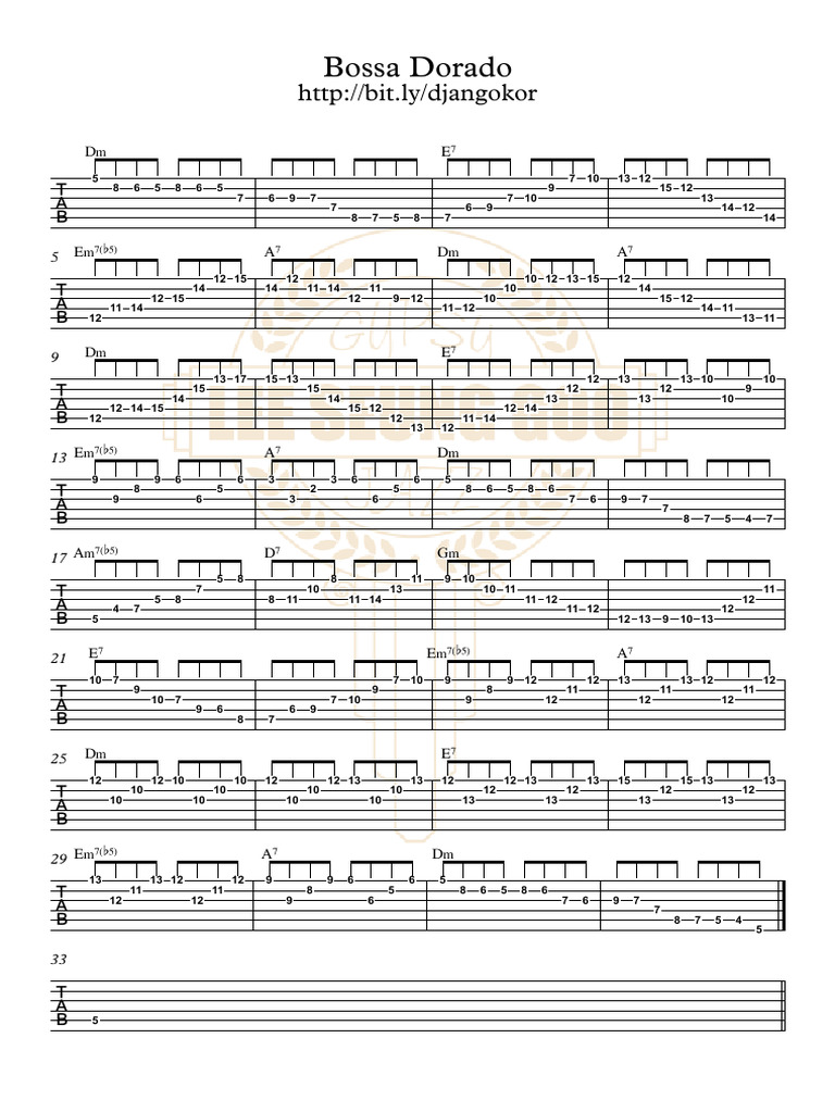 Bossa Dorado Arp | PDF