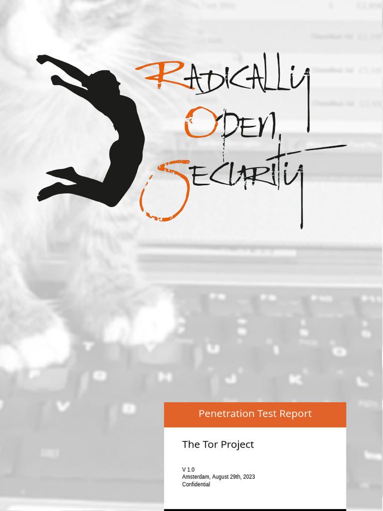 The Tor Project Pentest Report 2023 1.0 | PDF | Java (Programming ... The Tor Project Pentest Report 2023 1.0 | PDF | Java (Programming ...