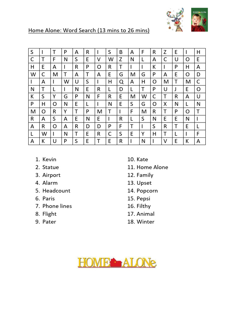 Home-Alone-Word-Search | PDF
