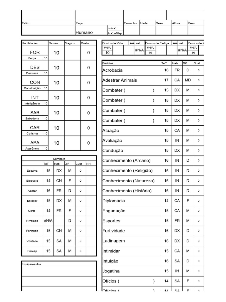 Ficha Do Sistema GreG | PDF