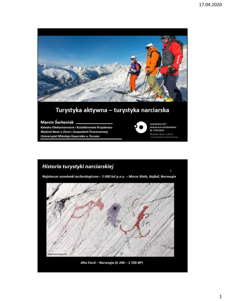 05 Turystyka Narciarska Slajdy | PDF