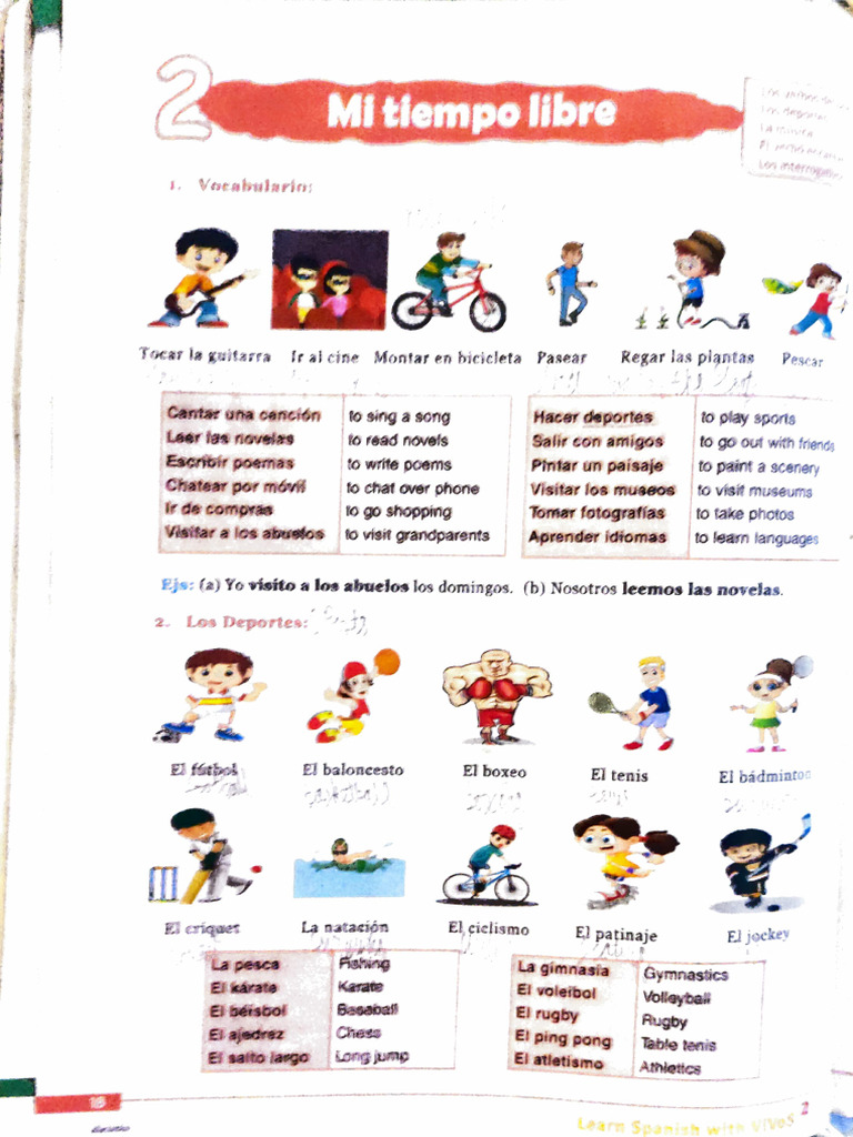 Spanish Chapter 2 | PDF | Las artes escénicas | Entretenimiento