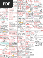 Formula Sheet: Electricity and Magnetism | PDF